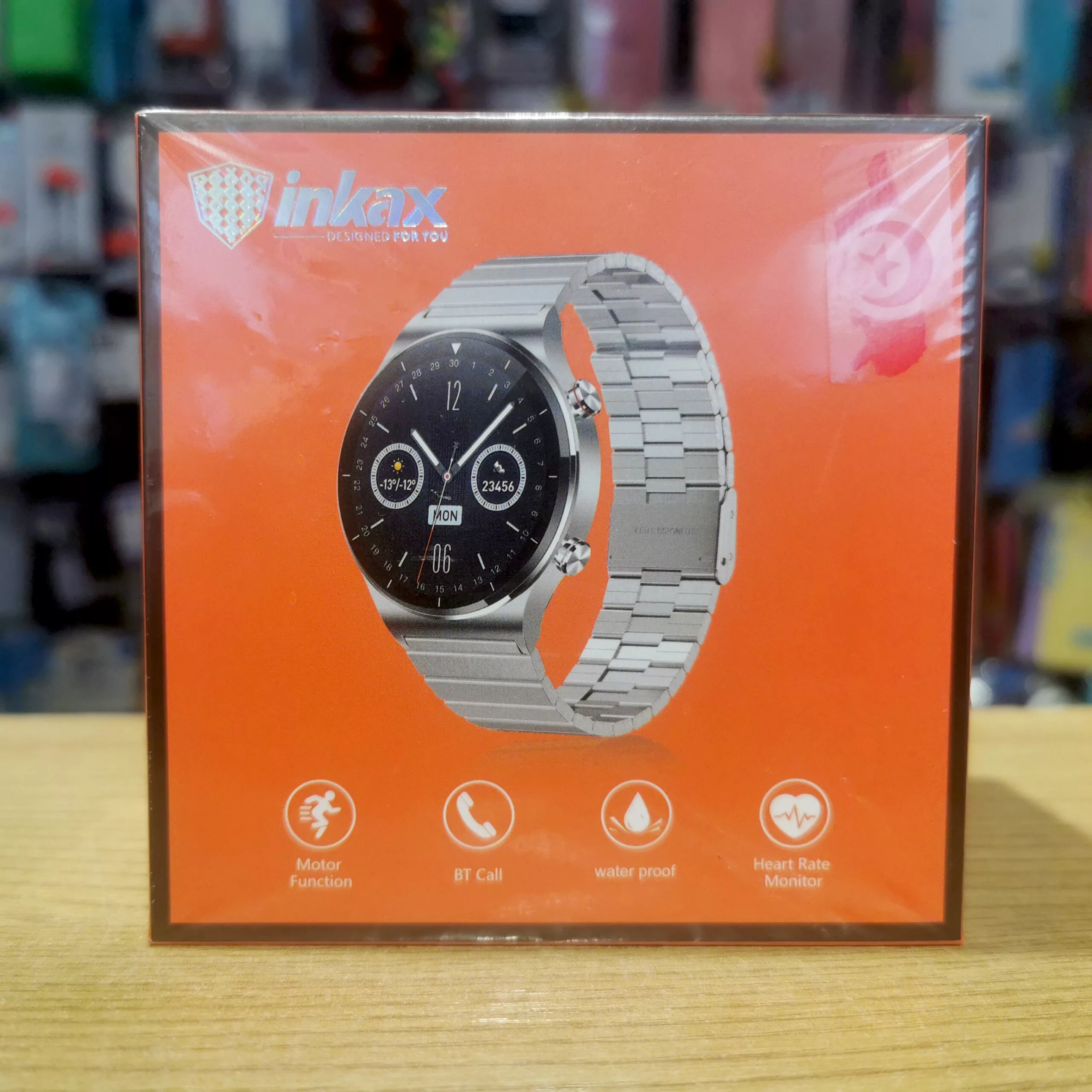 Smartwatch Inkax Sport SWR-02 Black IP68 | SS Tech